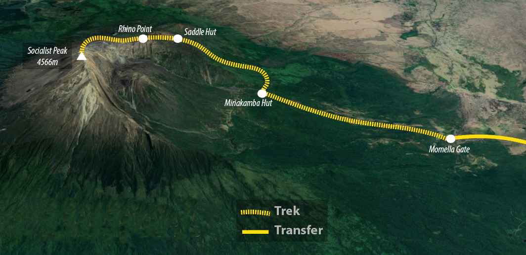 MOUNT MERU – Uisso Adventure & Safaris